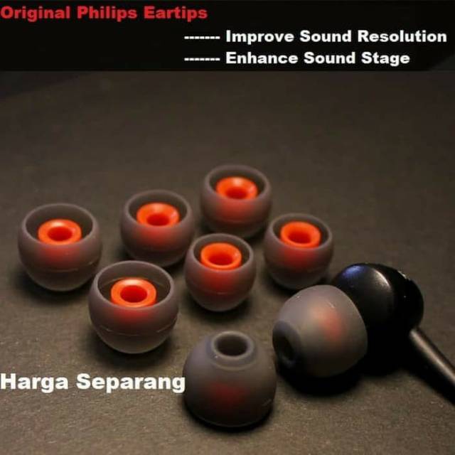 Jual Eartip / Earbud / Karet Silikon Pengganti In-Ear Earphone harga ...