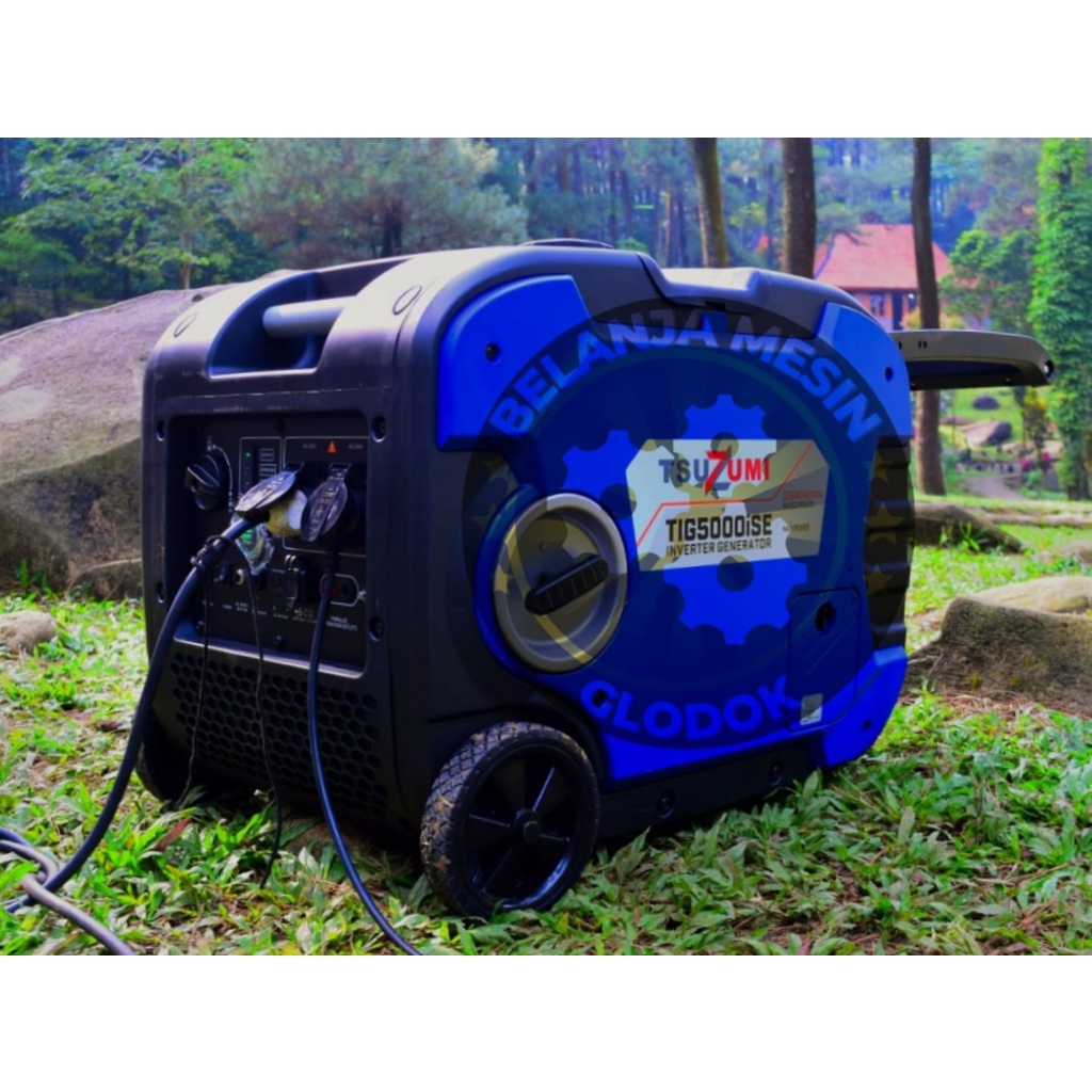 Jual Genset Silent Inverter 4000 Watt TIG 5000 iSE Genset 5 KVA TSUZUMI ...