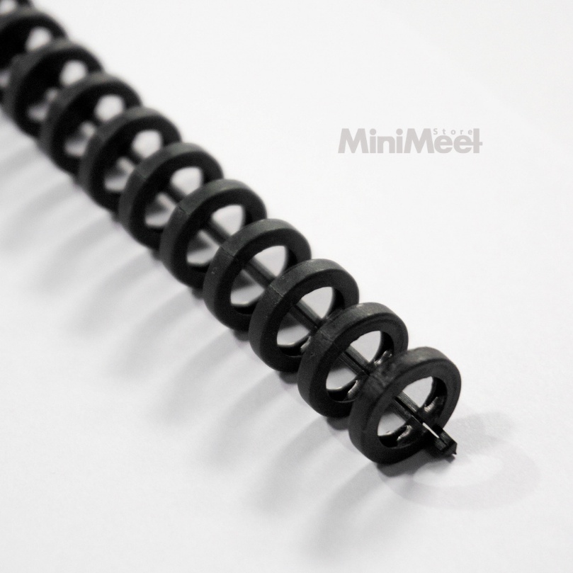 Jual DIY Ring Binding Binder Loose Leaf 30 lubang Spiral Bahan Plastik ...