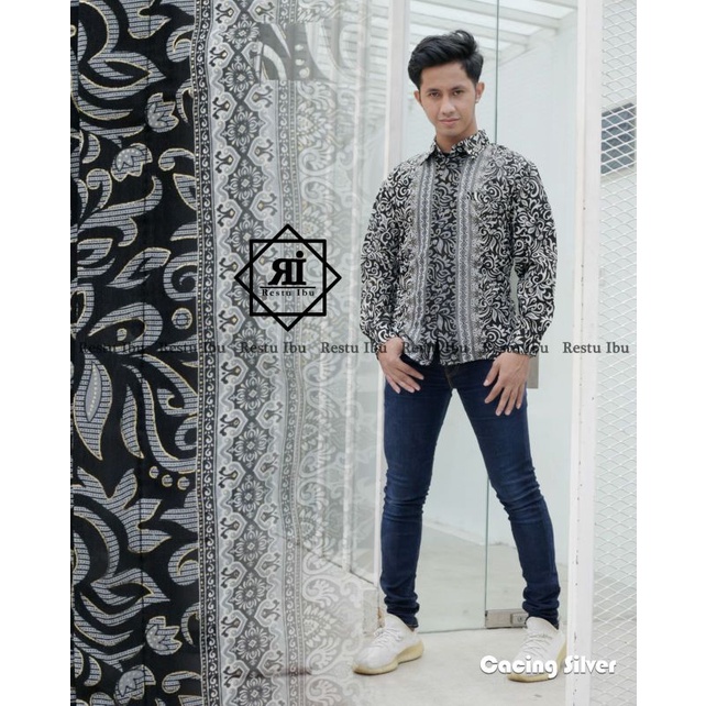 Jual Toko Lembayung Batik / Kemeja Batik Lengan Panjang Motif Cacing ...