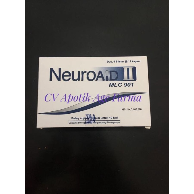 Jual Yang Dicari] Neuroaid Ii Capsule Isi 60 (Mersi) (Original ...