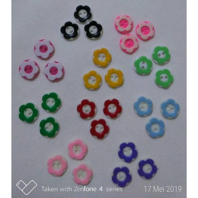 Jual Kancing Bunga (1 lusin ) | Shopee Indonesia