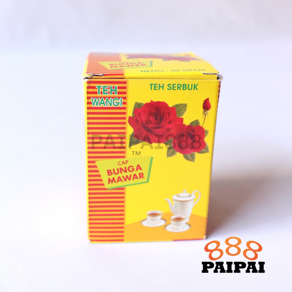 Jual Teh Bubuk Cap Bunga Mawar (ISI 50GRAM) | Shopee Indonesia