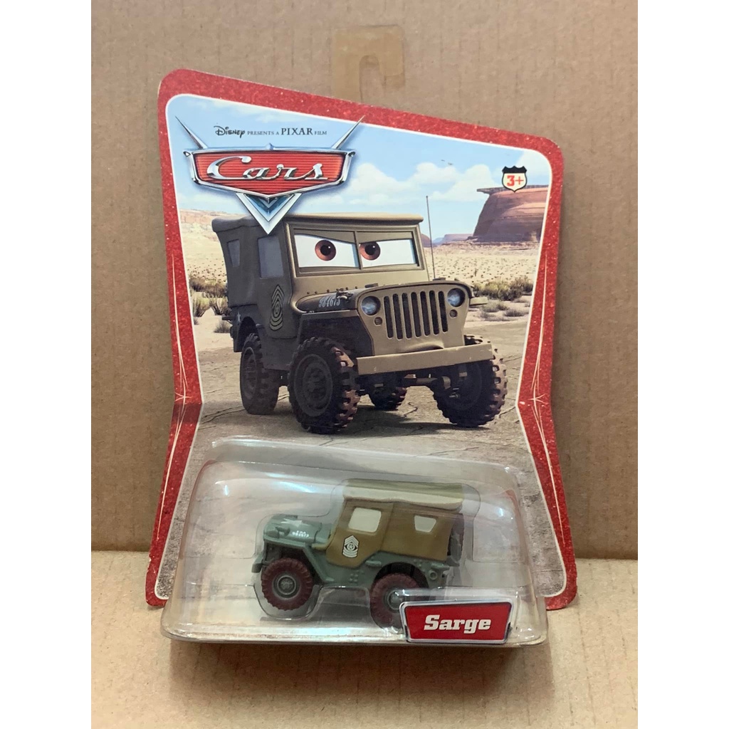 Jual Disney Pixar Cars Sarge Red Wheels | Shopee Indonesia
