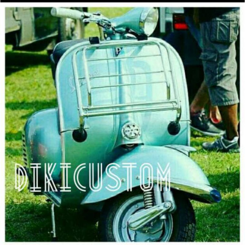 Jual Aksesoris vespa/front rack ulma vespa px,super,exel,kongo | Shopee ...