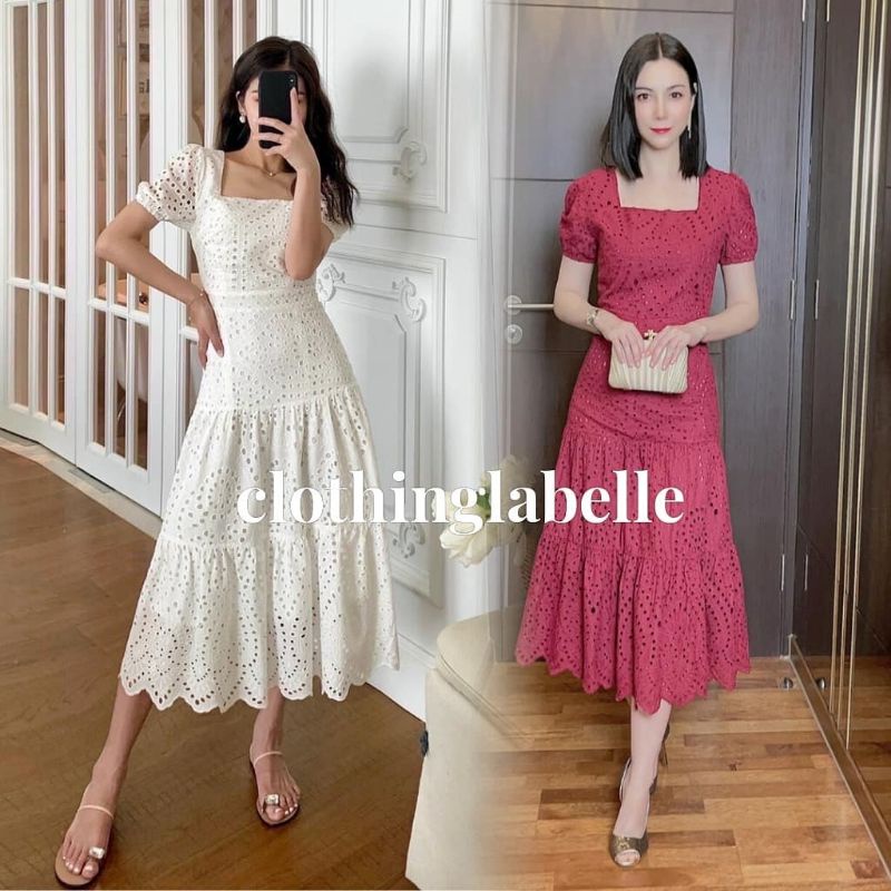 Jual Uline Midi party dress | Shopee Indonesia