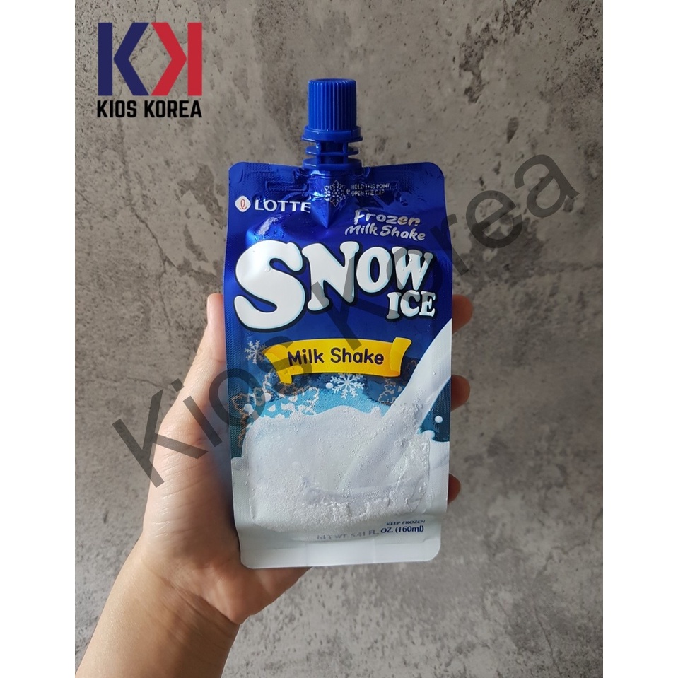 Jual Lotte Snow Ice Milk 160ml - Es Krim Korea Rasa Susu Vanilla ...