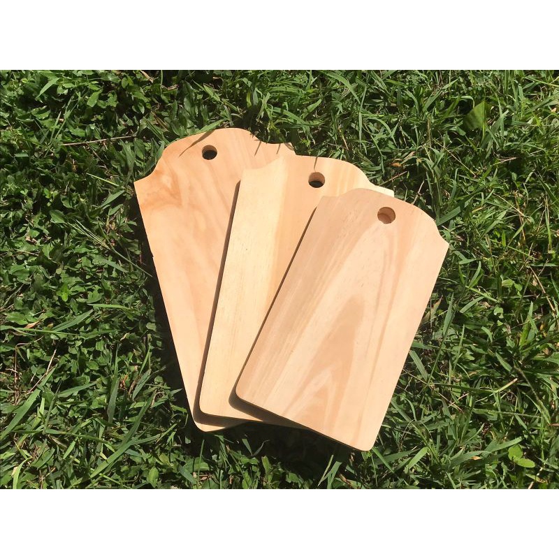 Jual Talenan Kayu Bolong Tengah Ukuran Besar Talenan Daging Jumbo Tebal ...