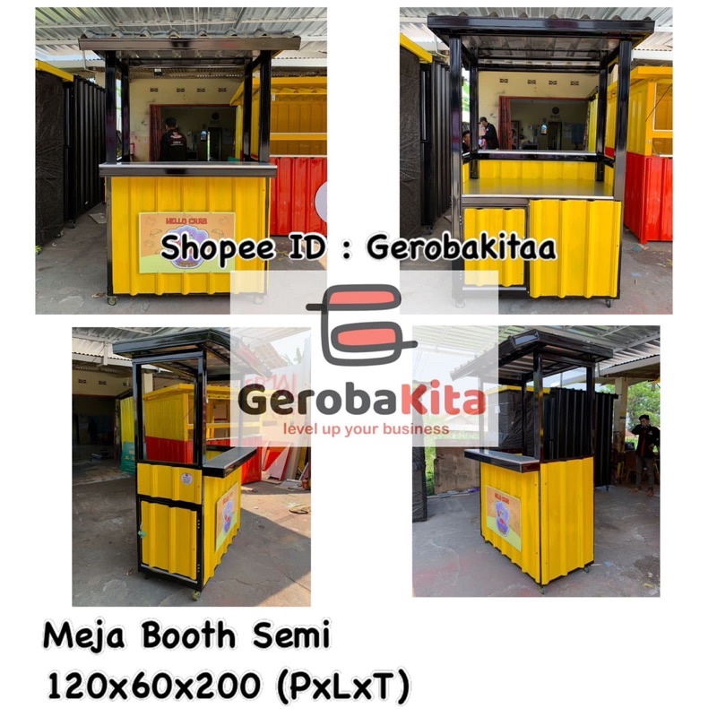 Jual Meja Booth Container / Meja Booth Kontainer murah/ Meja Booth ...
