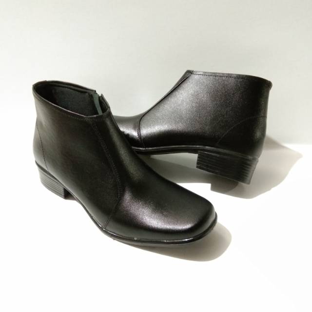 Jual Sepatu pdh wanita kulit asli polwan kantoran | Shopee Indonesia