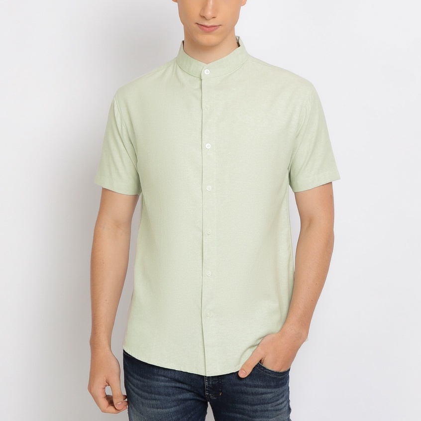 Jual PAULMAY Kemeja Koko Formal Pria Lengan Pendek - Olive | Shopee ...