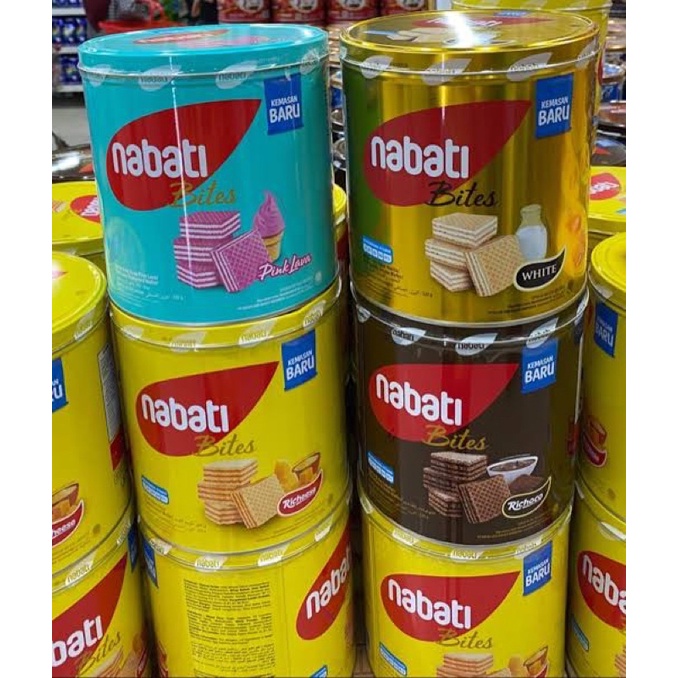 Jual NABATI BITES WAFER KALENG 300gr | Shopee Indonesia