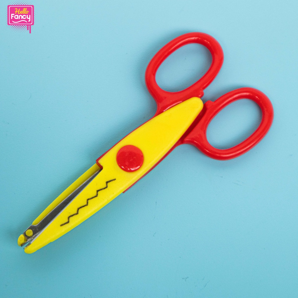 Jual Gunting Kertas Gerigi Kids Scissor / Gunting Kertas Anak TY-6018 ...