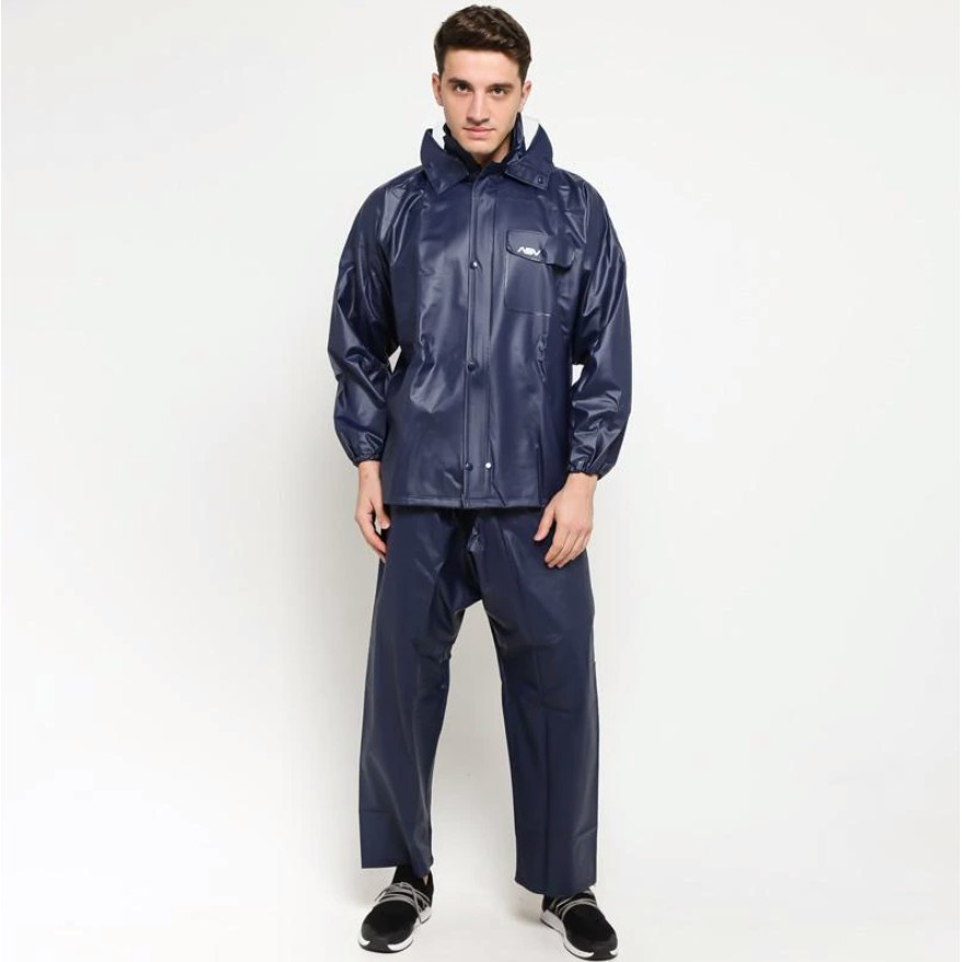 Jual Jas Hujan ASV 1 No.1 Import Full Rubber Full Press Karet Tebal V1 ...