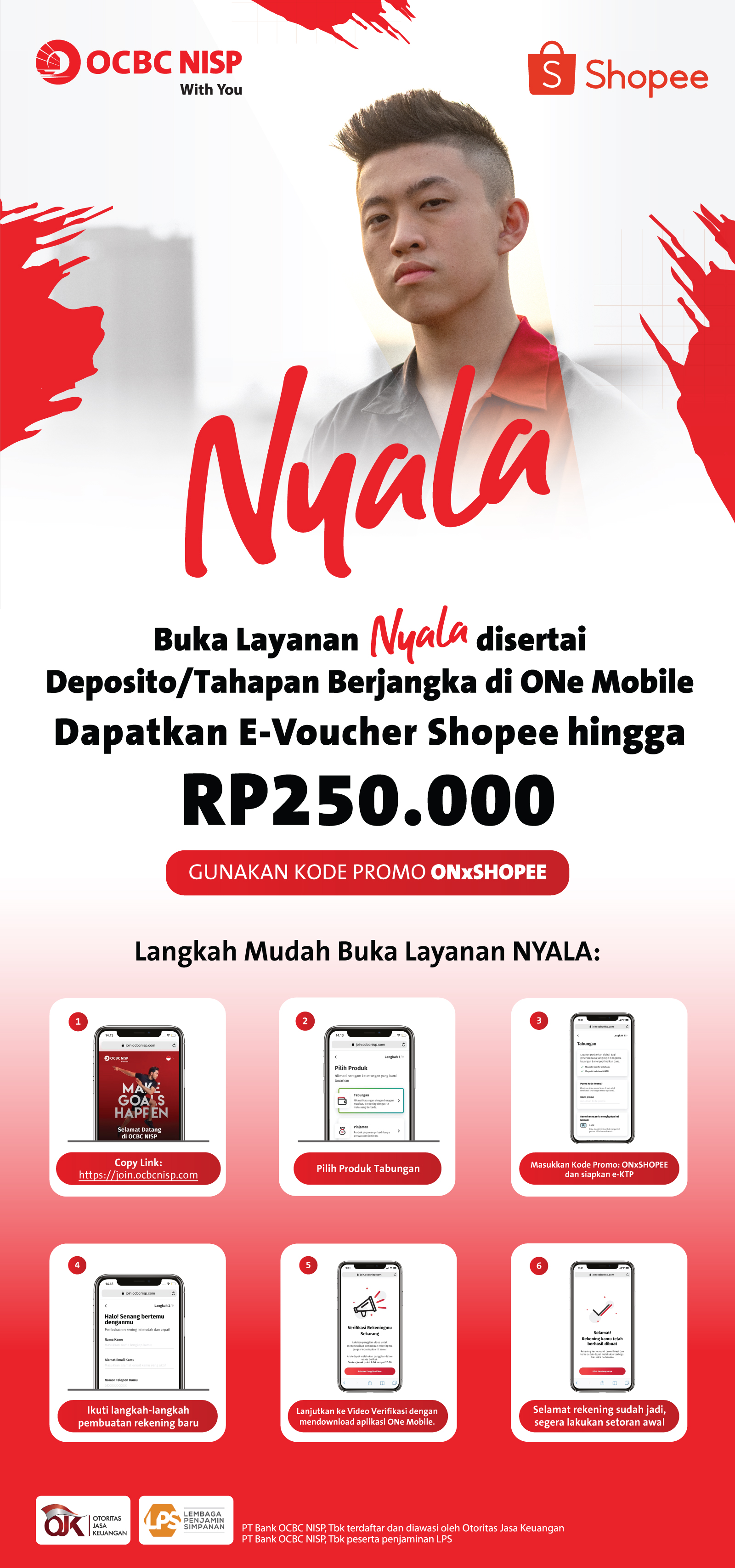 Buka Layanan & Deposito Nyala Dapat E-Voucher Shopee hingga 250RB