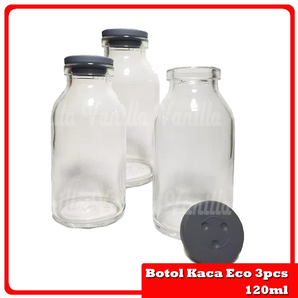 Jual Botol ASI Kaca 120ml Eco 3pcs | Shopee Indonesia