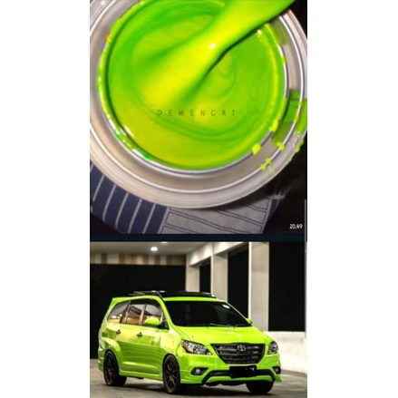 Jual Cat PU lemon green pearl Cat kuning Castem 1kg | Shopee Indonesia