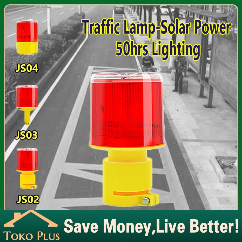 Jual Megnetic Daya Surya Lampu Peringatan Flash LED Warna Merah untuk ...