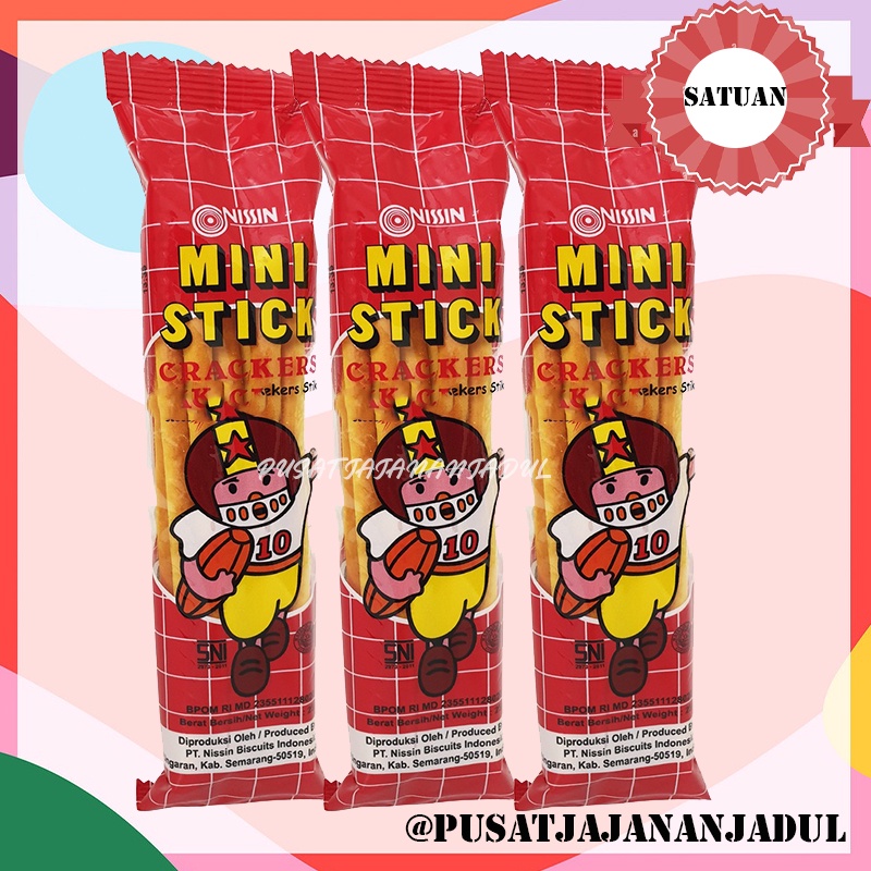 Jual Biskuit Nissin Mini Stik - Jajanan Jadul Era 90an - Cemilan Hits ...