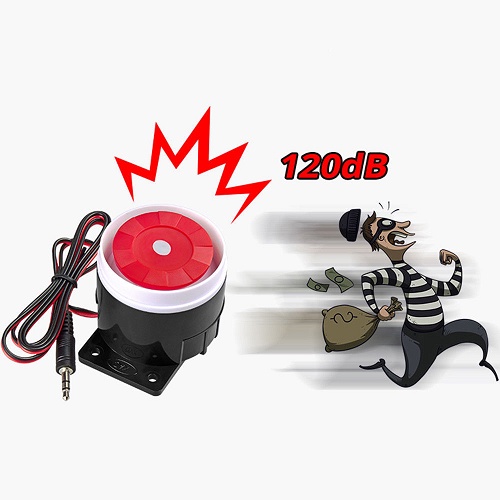 Jual Sirene Alarm 12V High Decibel Active Buzzer Sirine Aktip 128dB ...