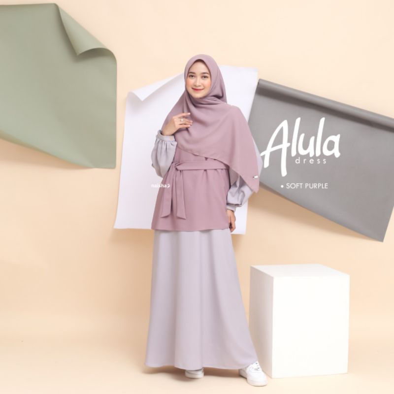 Jual Alula Dress(Gamis 3in1) | Shopee Indonesia
