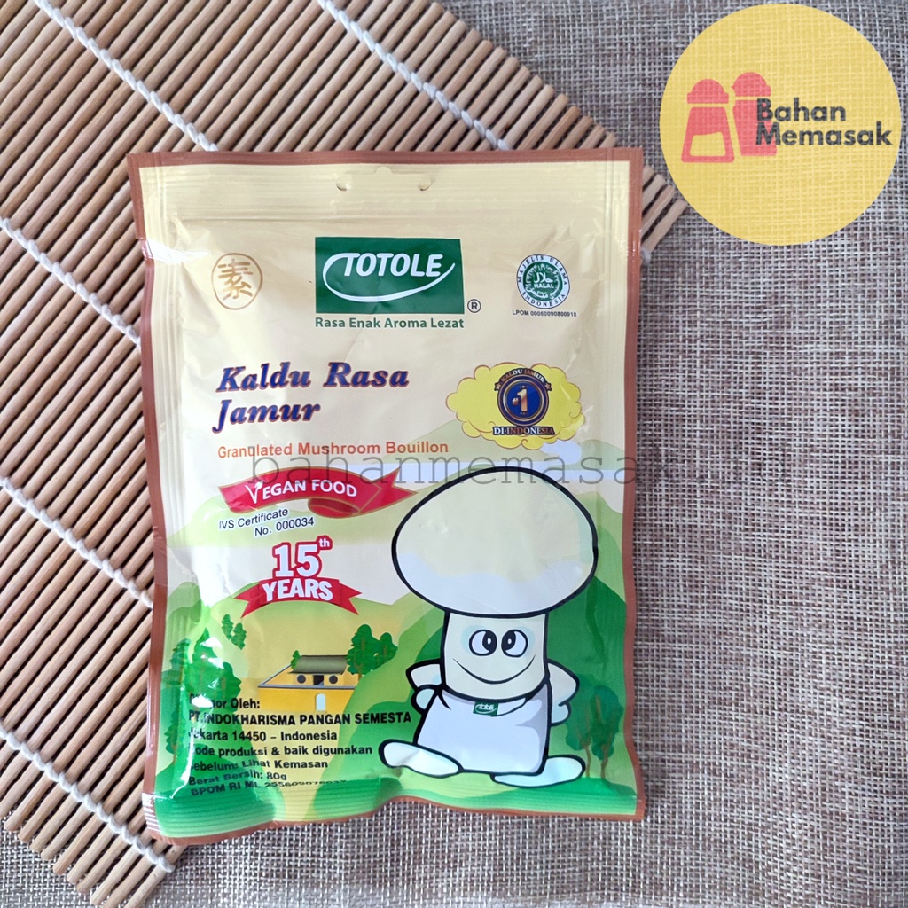 Jual Totole Kaldu Jamur 80 gr Halal/ Perisa Jamur Vegan Food | Shopee ...