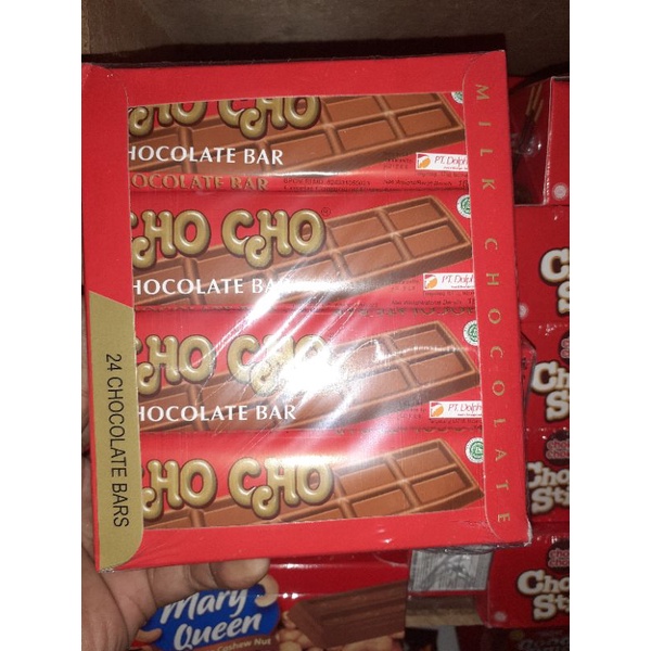 Jual Cho Cho Chocolate Bar 1 box 24 | Shopee Indonesia