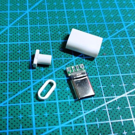 Jual Socket usb type C soket tipe C male plus casing jantan HP | Shopee ...