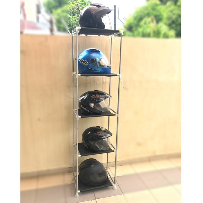 Jual Rak Helm 5 Ruang Munzell Type RHM-09 ( Rak Display/Rak Serbaguna ...