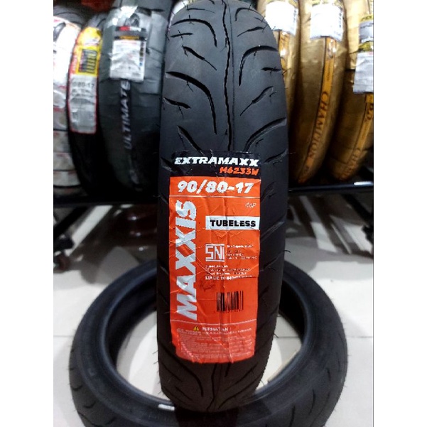 Jual Ban Motor / Maxxis Extramaxx 90/80-17 Tubles Free Pentil | Shopee ...