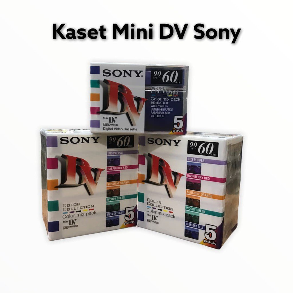 Jual Kaset Mini DV Sony isi 5 pcs | Shopee Indonesia