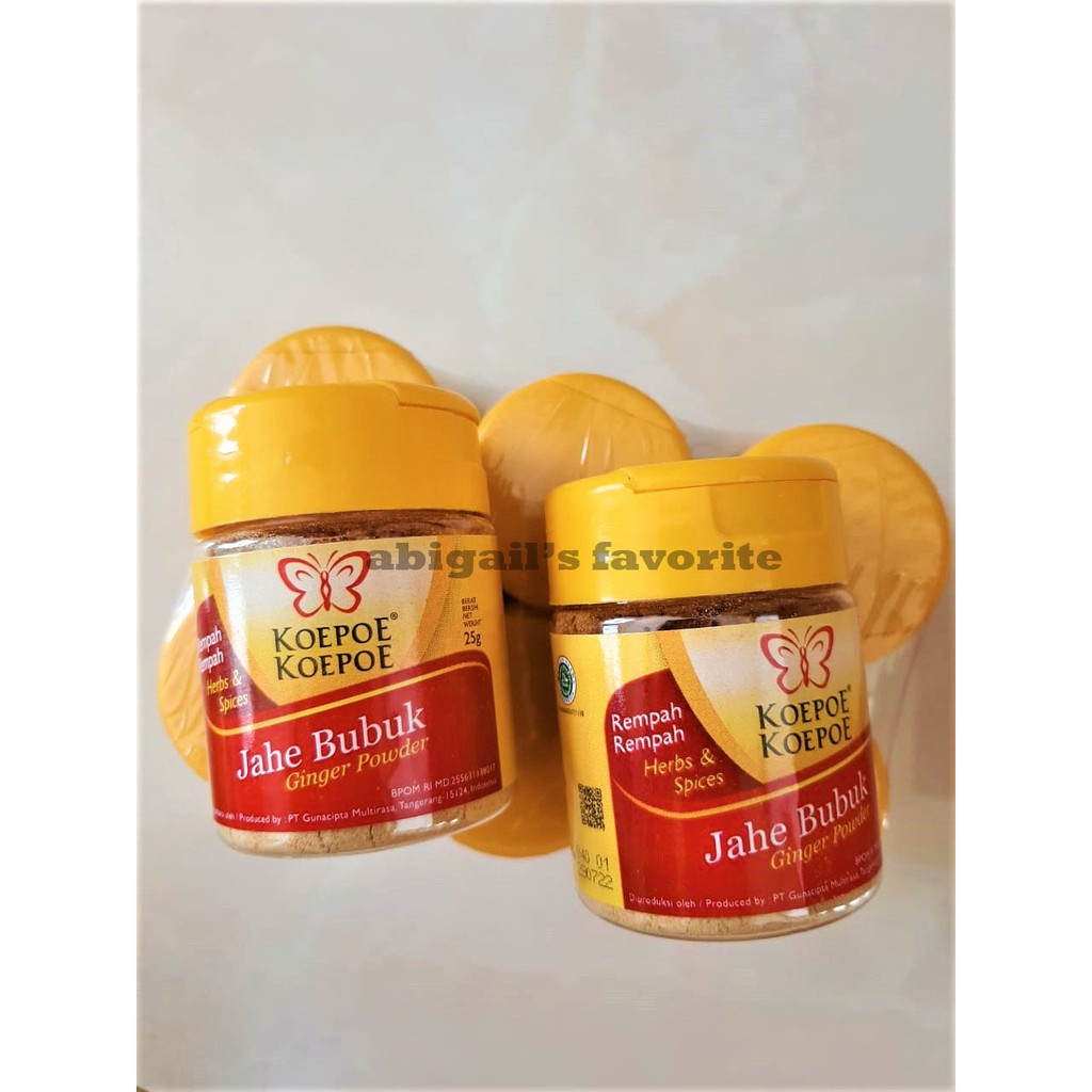 Jual Jahe Bubuk Cap Kupu Kupu 25 gr | Jahe Bubuk Cap Koepoe Koepoe 25 ...