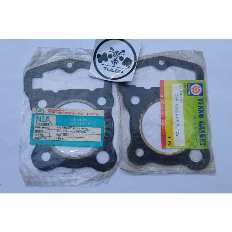 Jual Perpak Pak Paking Pack Packing Gasket Cylinder Head Silinder Kop Cb125 Gl125 Gl Max New ...