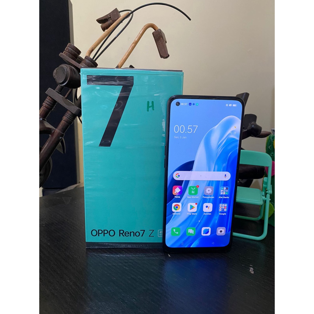 Jual OPPO RENO 7Z 5G 8/128GB NFC SECOND BERGARANSI RESMI | Shopee Indonesia