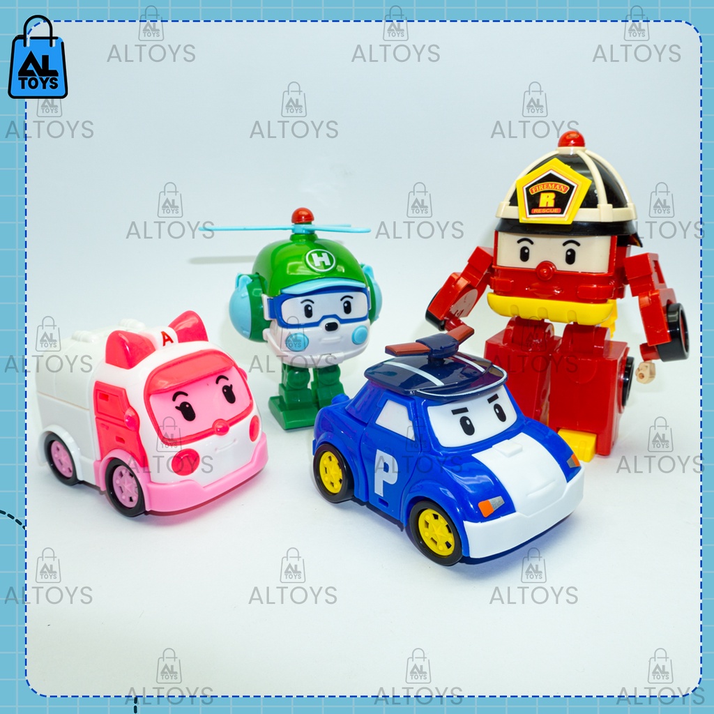 Jual Mainan Mobil Robot Deformation Robocar Polii Mainan Mobil Berubah ...