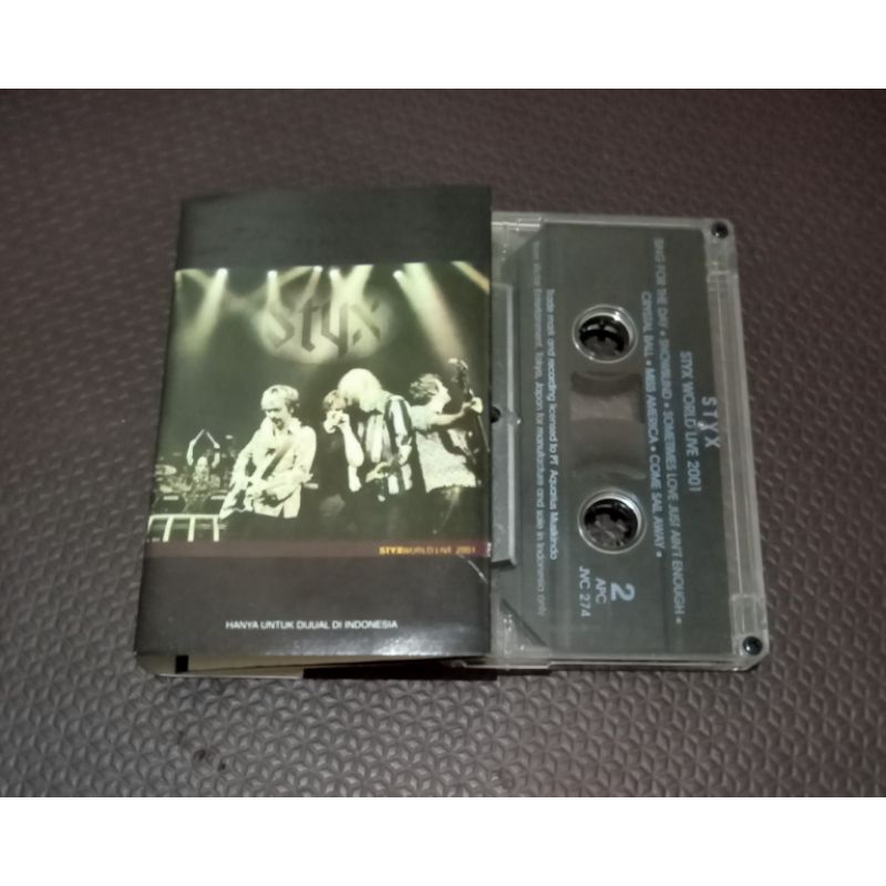Jual Kaset pita Styx - world live 2001 | Shopee Indonesia