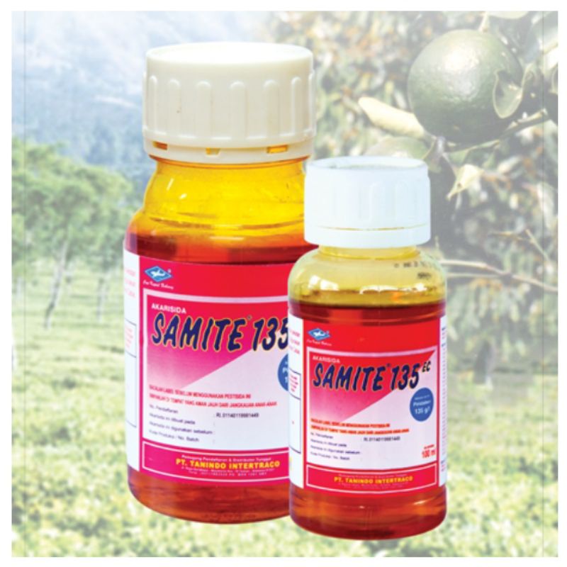 Jual Akarisida Samite 135 EC 100 ml Cap Kapal Terbang Original Pabrik ...