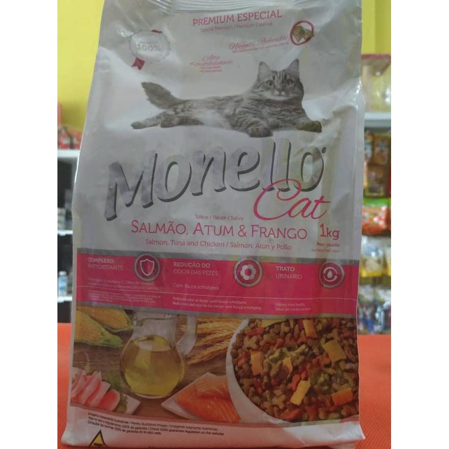 Jual Terlengkap-Store Monello Cat Food Salmon Adult 1Kg Premium ...