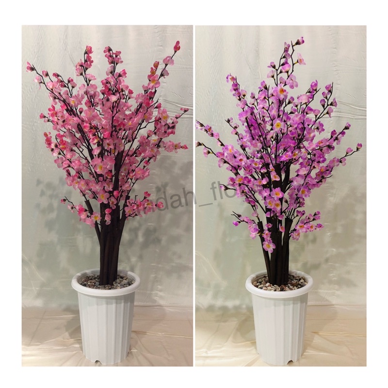 Jual Indah Florist - Pohon Imlek Hias Sakura Besar 110cm Artificial ...