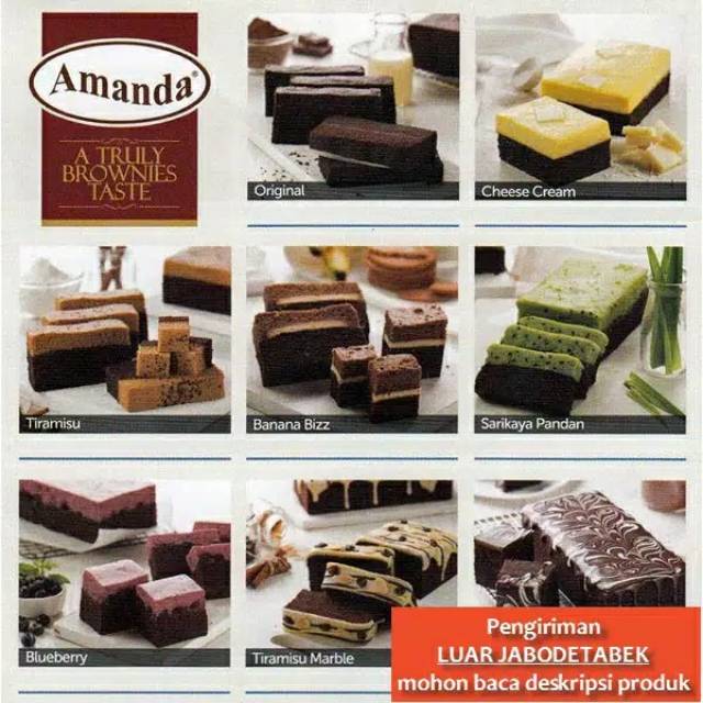 Jual Brownies Amanda Khas BANDUNG | Shopee Indonesia