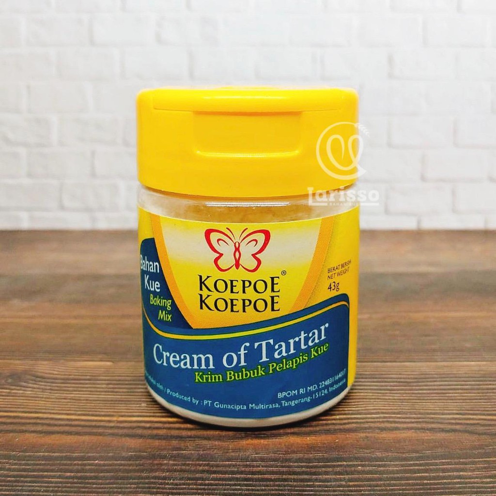 Jual KOEPOE KOEPOE CREAM OF TAR-TAR KRIM BUBUK PELAPIS KUE 43GR ...