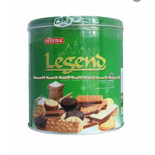 Jual Serena Legend Assorted Biscuits 287gr Biskuit Aneka Rasa Kelapa ...