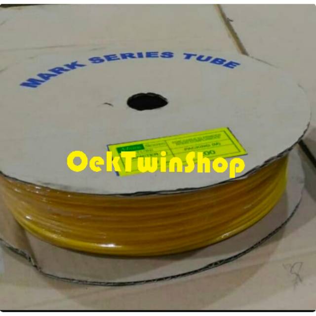 Jual Tubing Warna Kuning Marks 3.2mm / Marker Tube Marks Kuning ...