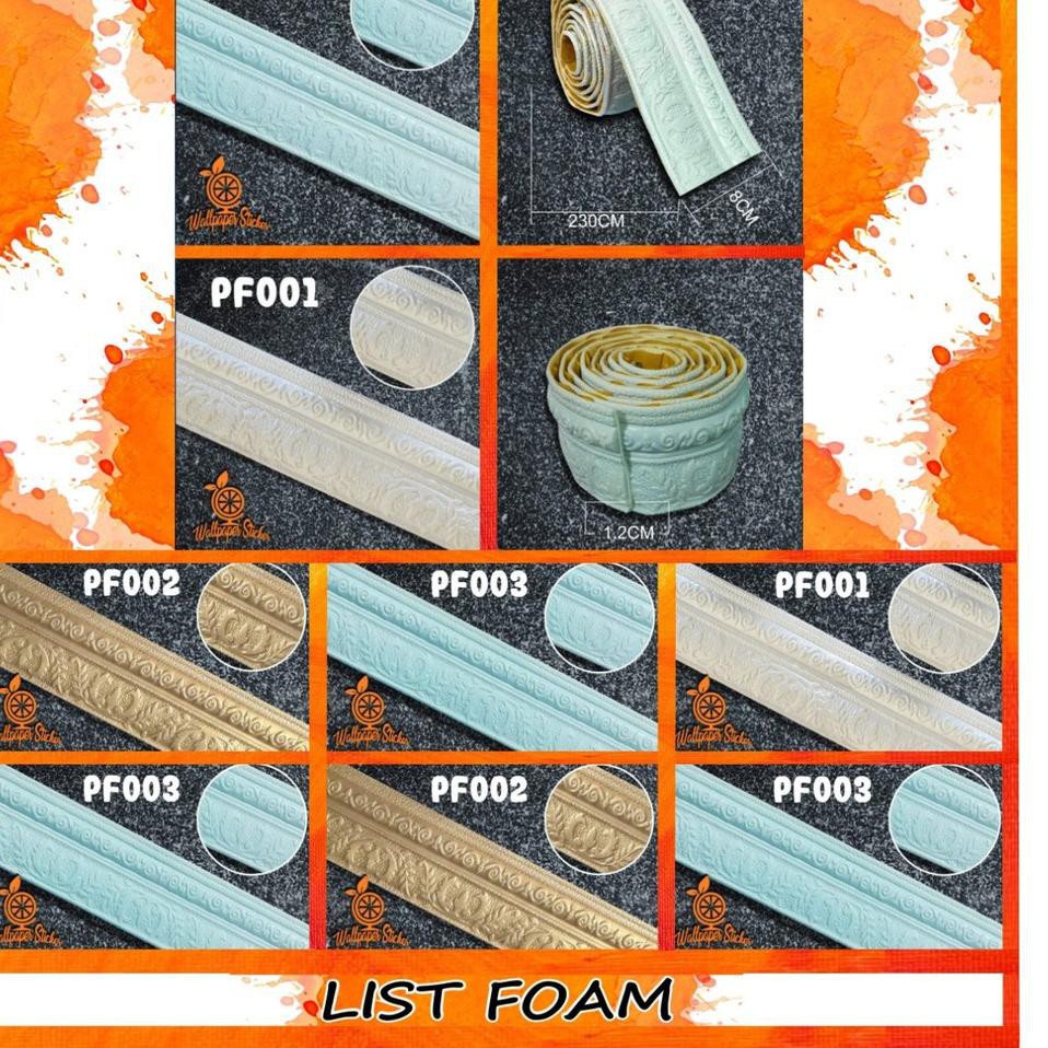 Jual ONGKIR9RB FHS - LIST BORDER FOAM PLAFON / LIST PROFIL FOAM ...