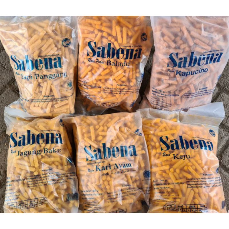 Jual SABENA SNACK STICK 1 Dus (5 x 360 Gram) Murah (Jember) | Shopee ...