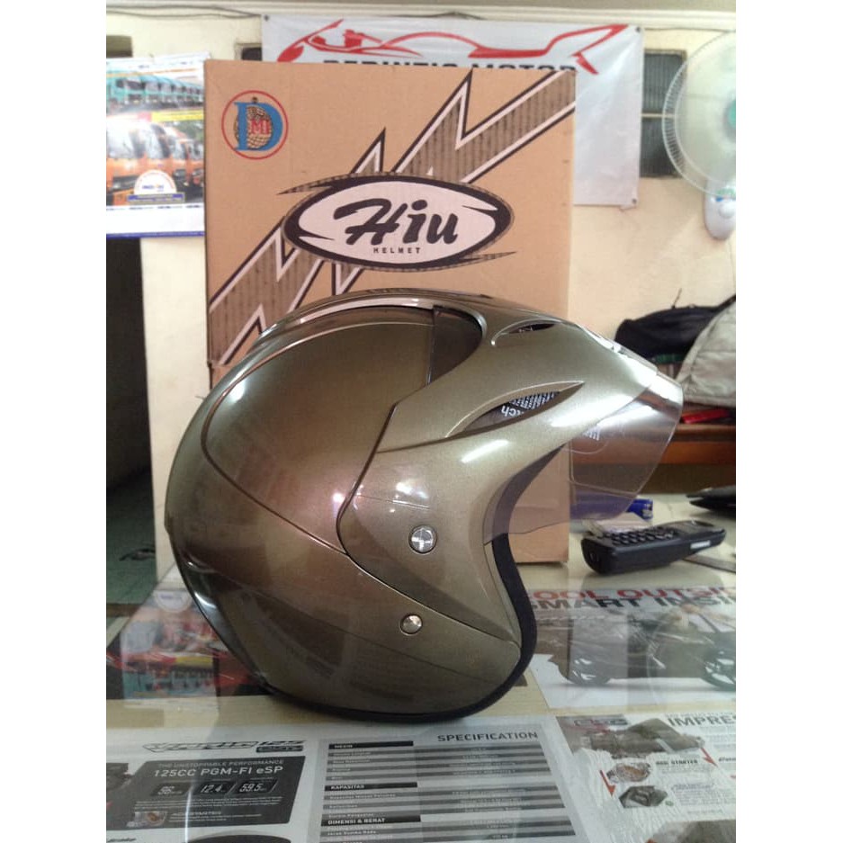 Jual Helm Hiu NICO / Half Face Helmet / SNI Asli | Shopee Indonesia