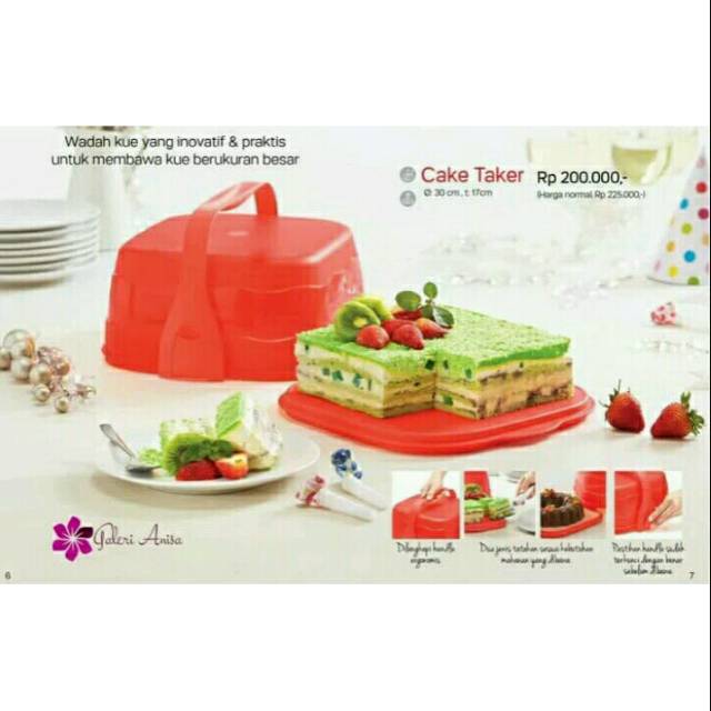 Jual Cake taker Tupperware | Shopee Indonesia