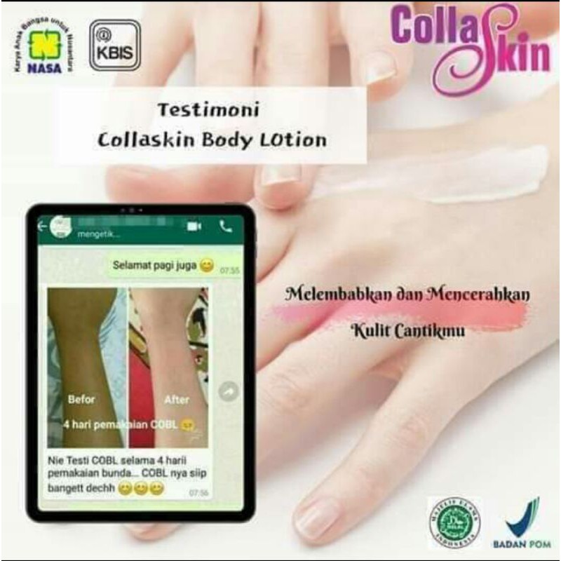 Jual HANDBODY PEMUTIH TUBUH BPOM COLLASKIN MENGATASI KULIT BELANG DAN HITAM | Shopee Indonesia