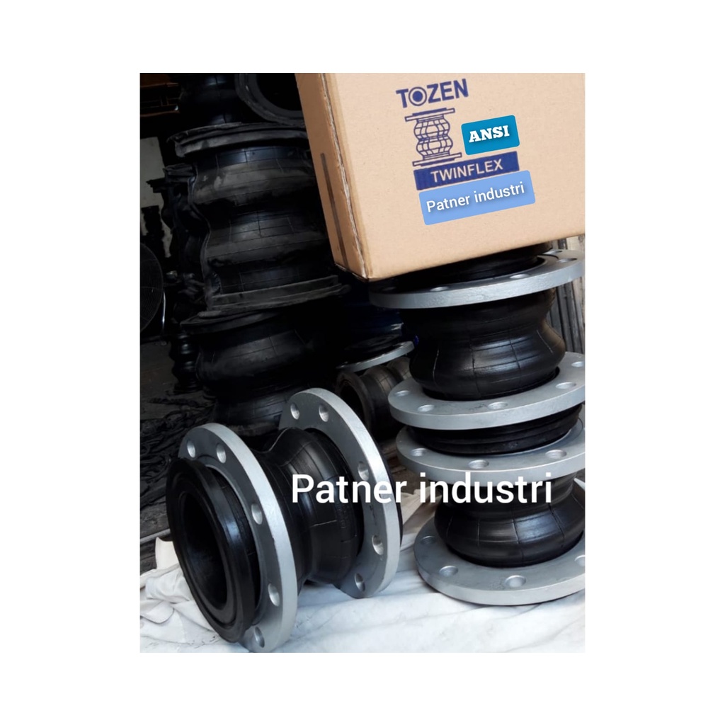 Jual Flexible tozen rubber joint ANSI 150 3 inch oneflek EPDM | Shopee ...