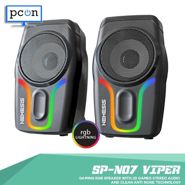 Jual Speaker NYK VIPER SP N07 Gaming RGB | Speaker Komputer Gaming | Shopee Indonesia